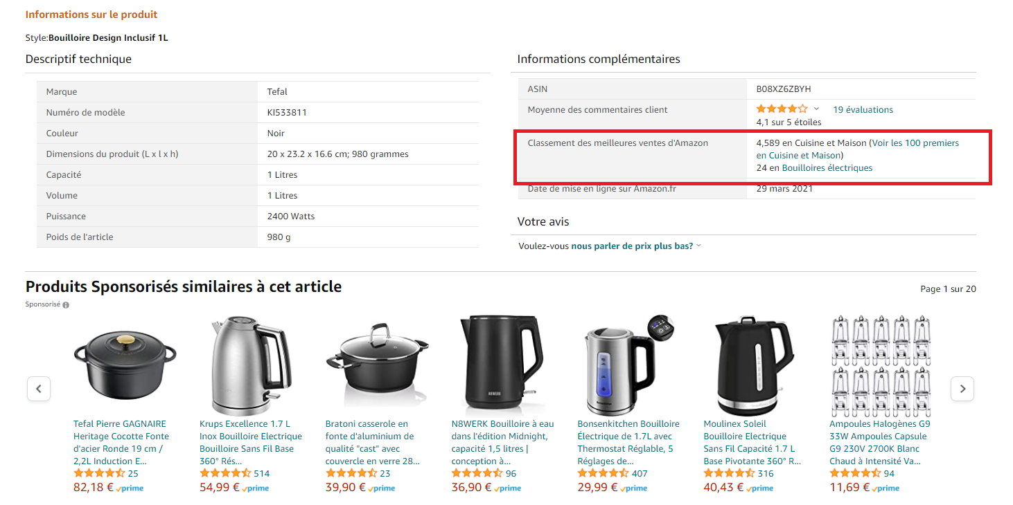 Comment connaître les ventes d'un produit sur Amazon ? | Canopees